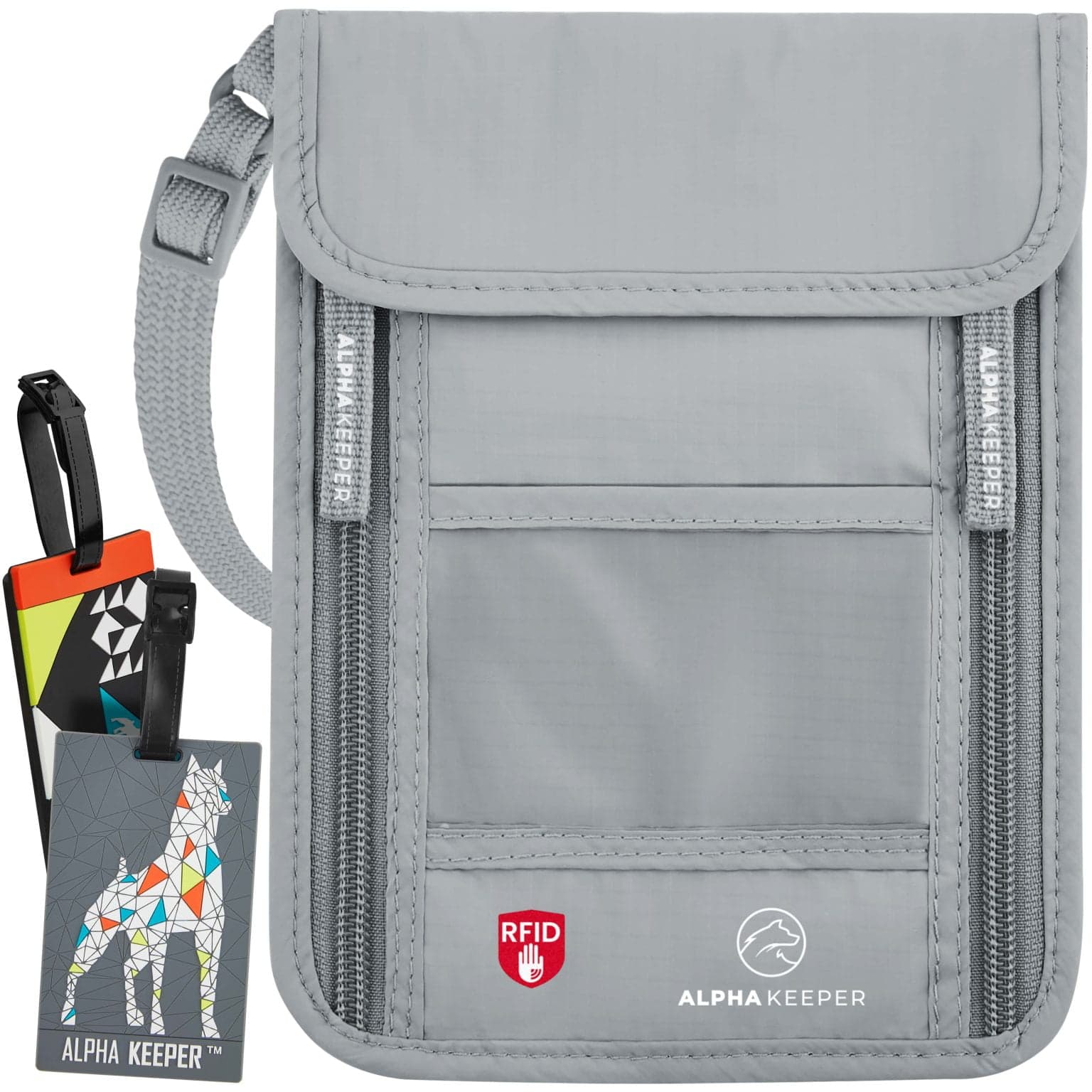 Black RFID Travel Money Belt | Hidden Travel Gear | Alpha Keeper